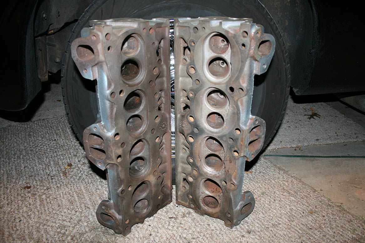 Here is what the heads will look like after they are ported and polished: