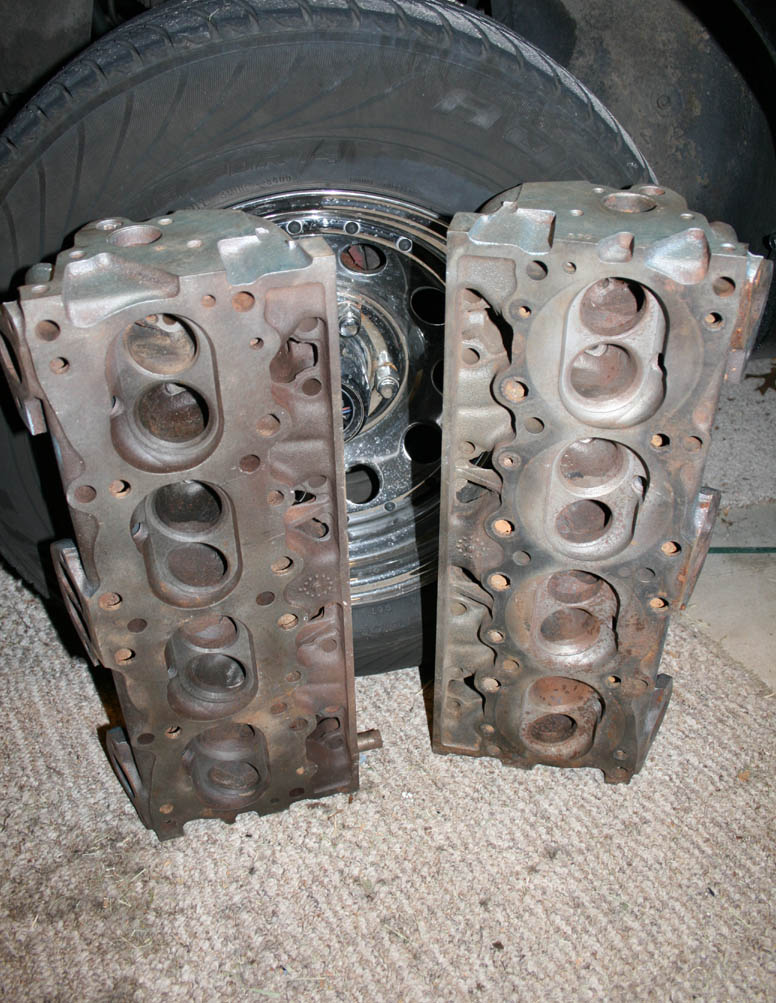 Here is what the heads will look like after they are ported and polished: